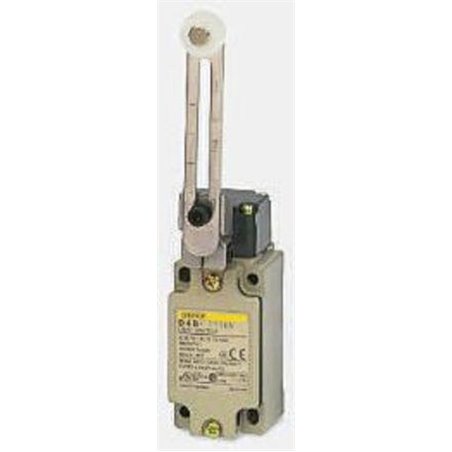 Omron D4B-116 Micro Safety Limit Switch with Roller Lever Actuator, 10A ...